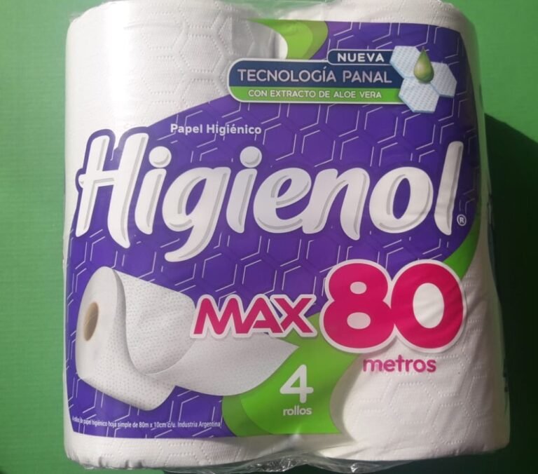 Rollo Papel Higienico Higienol Max 4 Rollos x 80m – Todo Envase
